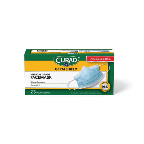 Medline CURAD Germ Shield Medical Grade Face Masks | eBay