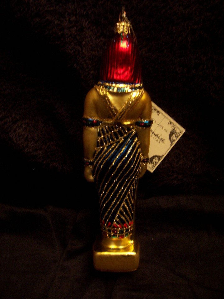 POLONAISE EGYPTIAN ISIS GLASS ORNAMENT ORIGINAL BOX AND TAG | eBay