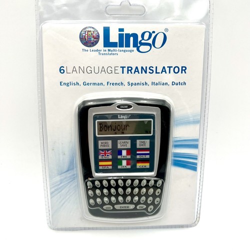 Lingo Europa 6 Language Pocket Translator 30,000 Word Model WM-6C, New ...