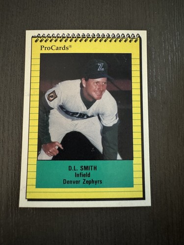 1991 ProCards Minor League #132 DL D.L. SMITH Denver Zephyrs Baseball ...