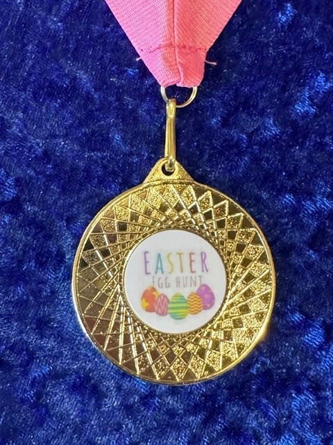 Easter Medals for Easter Egg Hunt Bunny Happy Easter Gift School FREE P ...