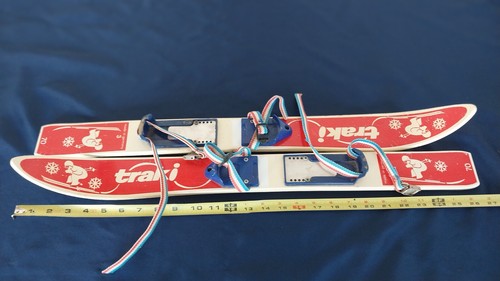 Traki Kids Skis Fish Scale Camber 70 cm Germany Vintage Cross Country ...