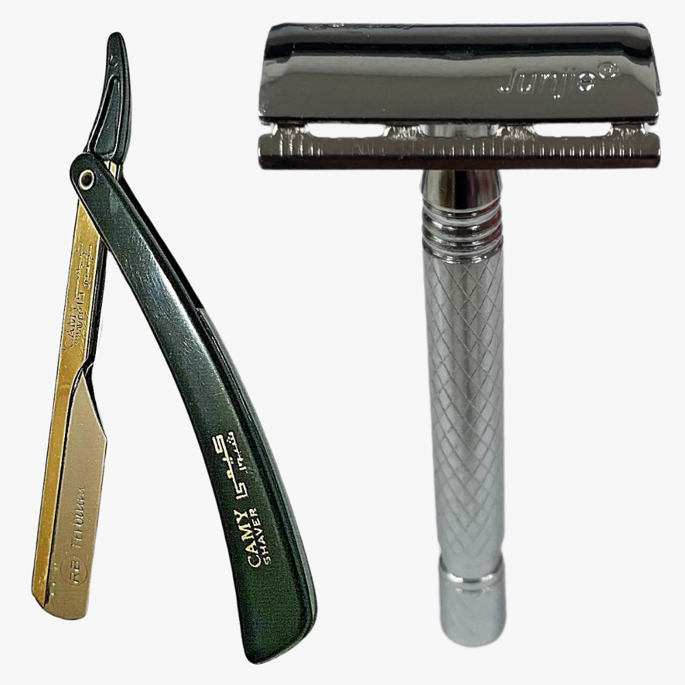 Vintage Butterfly Men Safety Razor Double Edge Traditional Classic Wet ...