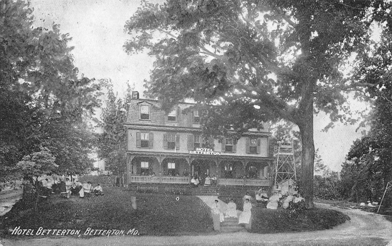 HOTEL BETTERTON BETTERTON MARYLAND POSTCARD 1907 | eBay