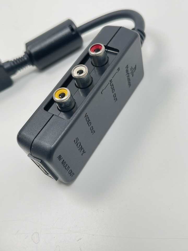 Official SONY RCA AV ADAPTOR SCPH-10080 for Playstation 2 PS2 PS1 from ...