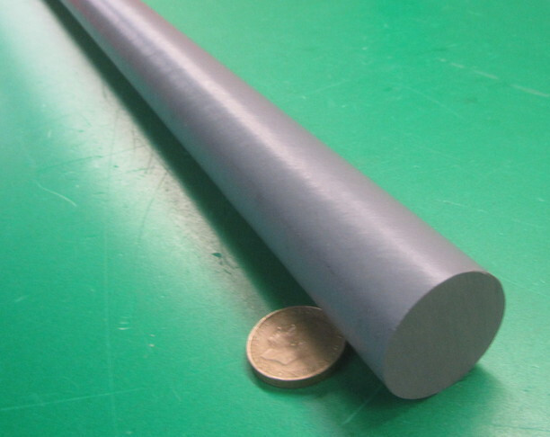CPVC Round Rod, Gray, 1.50" Diameter x 12" Length | eBay