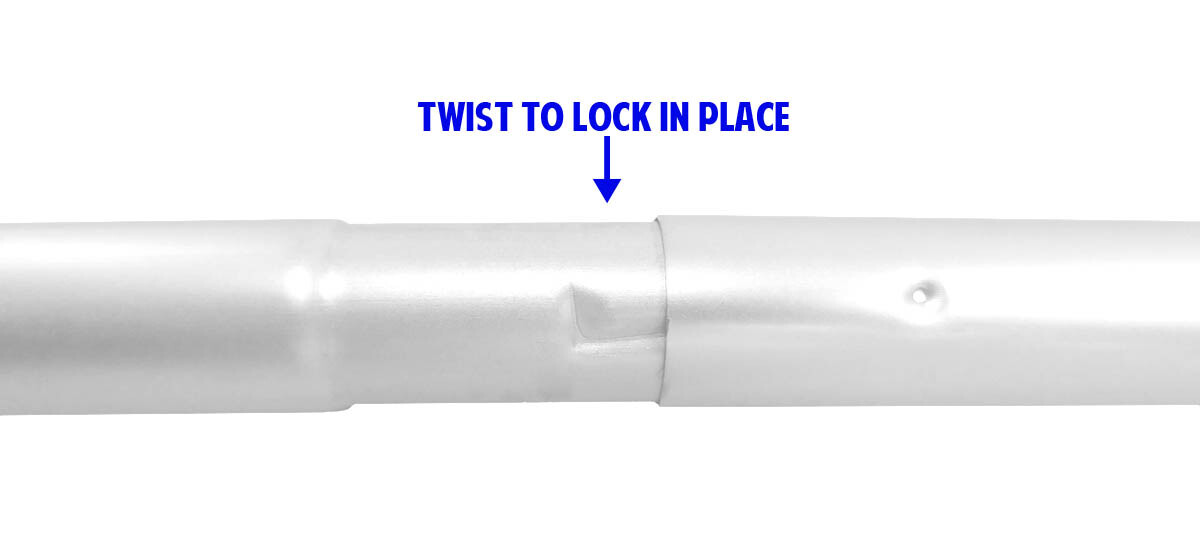 10ft Flag Pole Outdoor Aluminum In Ground Flag Pole 10' White Flag Pole ...