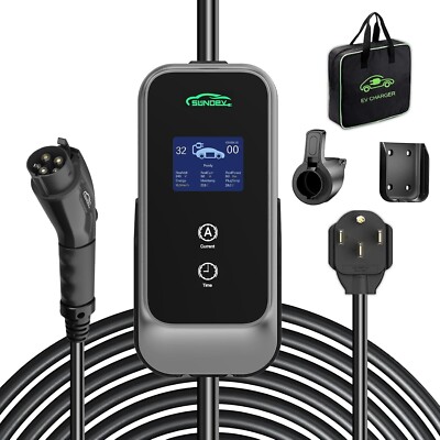 Level 2 EV Charger, 32A 240V Electric Car Charger for SAE-J1772 | eBay
