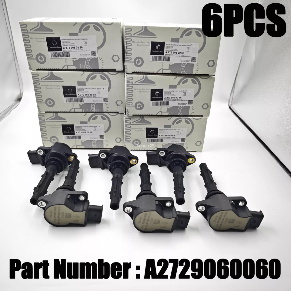 NEW 6x Coil For Mercedes A2729060060 W164 W209 W216 W230 19005267 ...