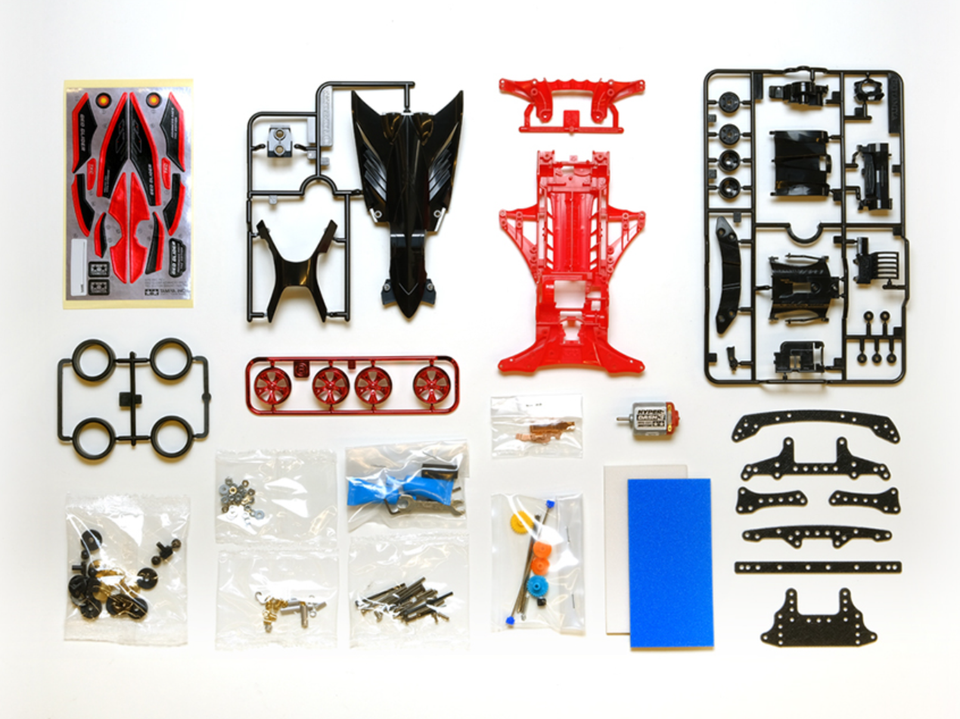 Tamiya Mini4wd GEO GLIDER ADVANCED PACK TKC EDITION FM-A CHASSIS 92448 ...