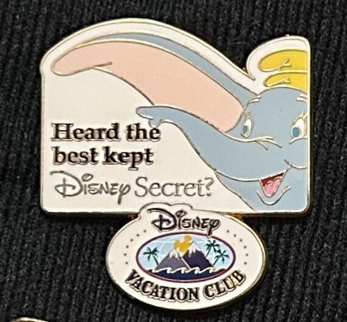 Dumbo/Goofy/PLUTO Heard The Best Kept Secret 2005 DVC Pins. Lot of 4 ...
