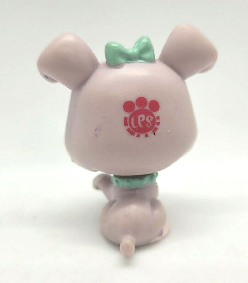 Littlest Pet Shop G5 Bulldog Tinsley Bulman #3746 Lavender Dog 2014 LPS ...