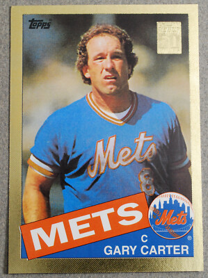 2001 Topps Gary Carter Mets T111 1277/2001 Baseball Card Limited ...