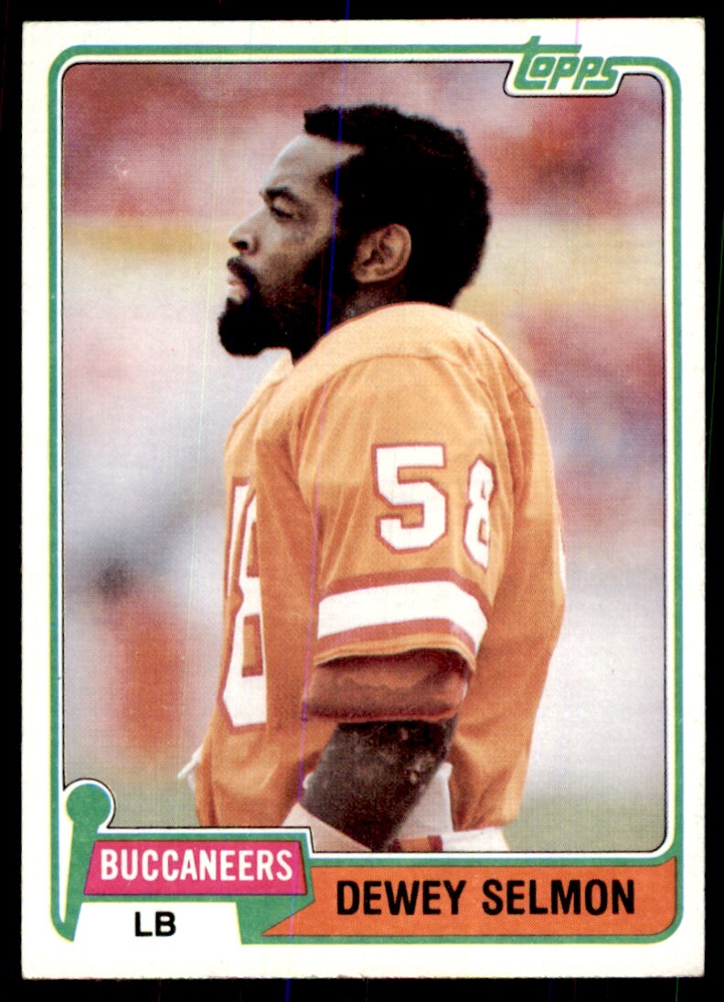 1981 TOPPS' DEWEY SELMON TAMPA BAY BUCCANEERS #68 | eBay