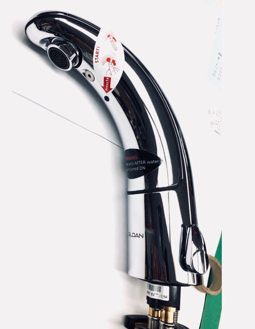 Sloan EAF-150-ISM Optima Battery Powered Bathroom Faucet (3335001 ...