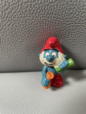 Smurfs Peyo Laboratory Papa Smurf Lab Chemist Alchemist Figurine | eBay
