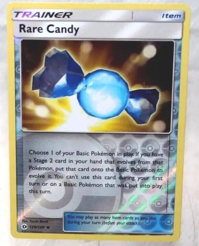 Rare Candy 2017 Collectible Trainer Item Pokemon *Reverse Holo* Card No ...