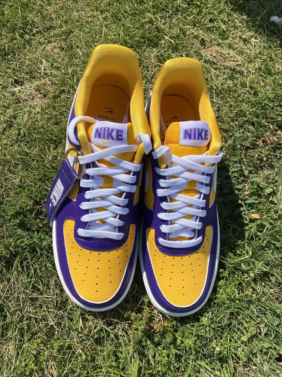Air Force 1 W10.5/M9.5 Gold Purple LSU Tigers Louisiana NEW W/BOX | eBay