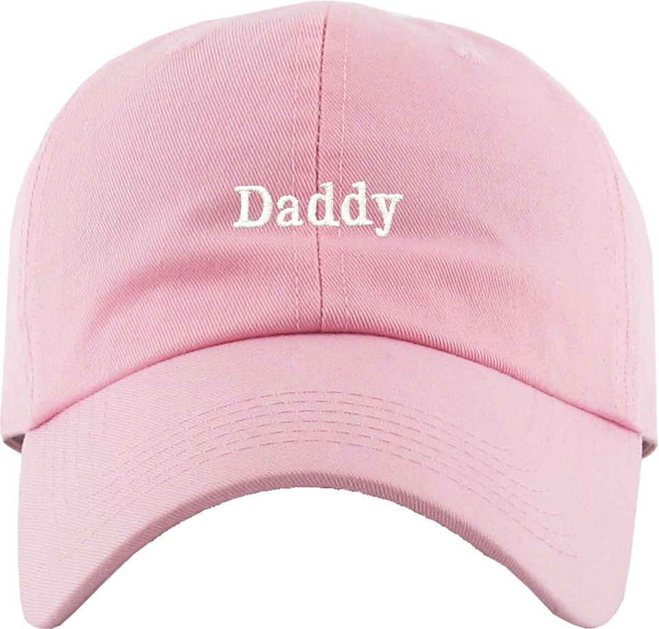 Daddy Embroidery Dad Hat Cotton Adjustable Baseball Cap Unconstructed ...