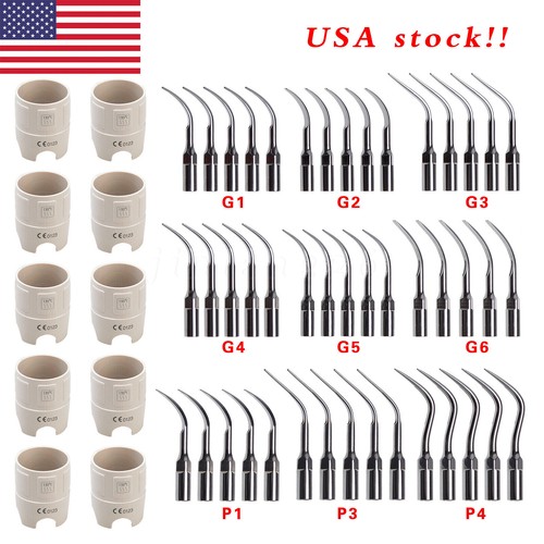 10PCS Dental Ultrasonic Scaler Tips Wrench Key Fit EMS Cavitron ...