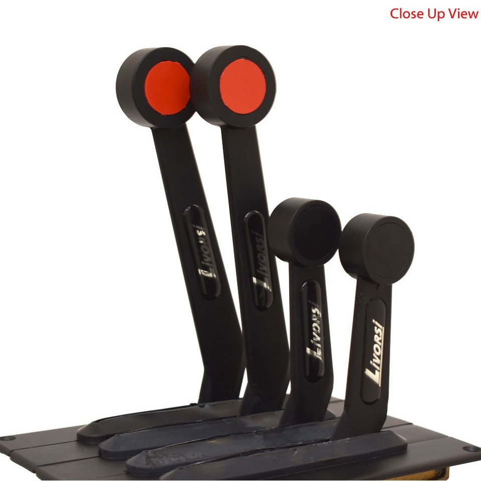 Livorsi Boat Shift / Throttle Control 450128 | Twin Engine 4 Handle | eBay