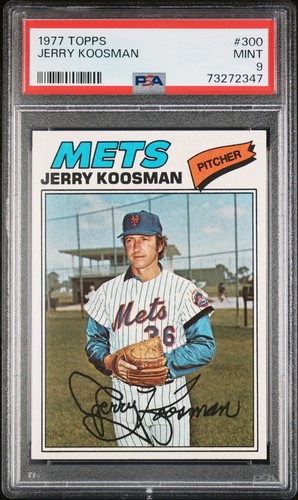 1977 Topps #300 Jerry Koosman - Mets - PSA 9 | eBay