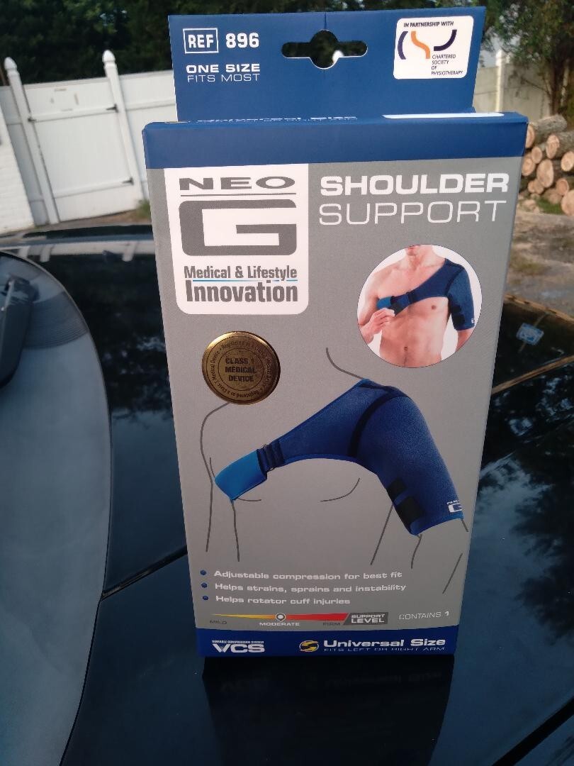 Neo G Shoulder Support Brace #896 Universal Fits Right or Left Arm | eBay