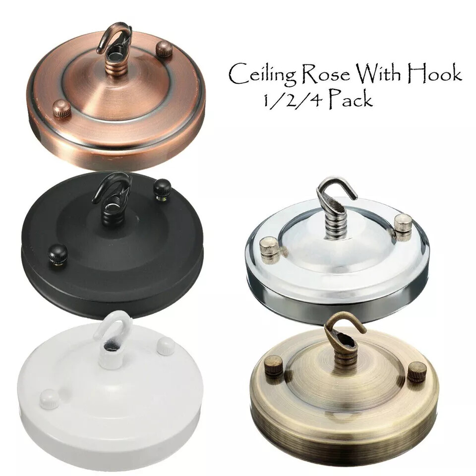 Ceiling Rose Hook Plate For Light Fitting Chandelier 108mm Dia Choose ...