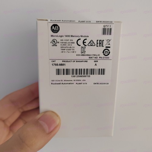 New Factory Sealed 1766-MM1 SER A MicroLogix 1400 Memory Module Catalog ...