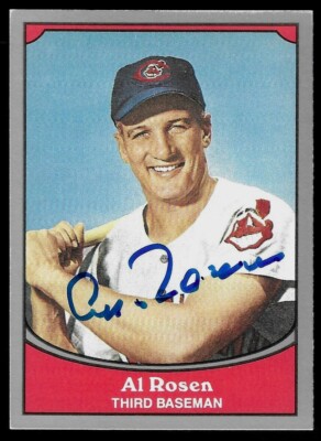 1990 Pacific Legends AL ROSEN Signed Card #78 AUTO Cleveland Indians | eBay