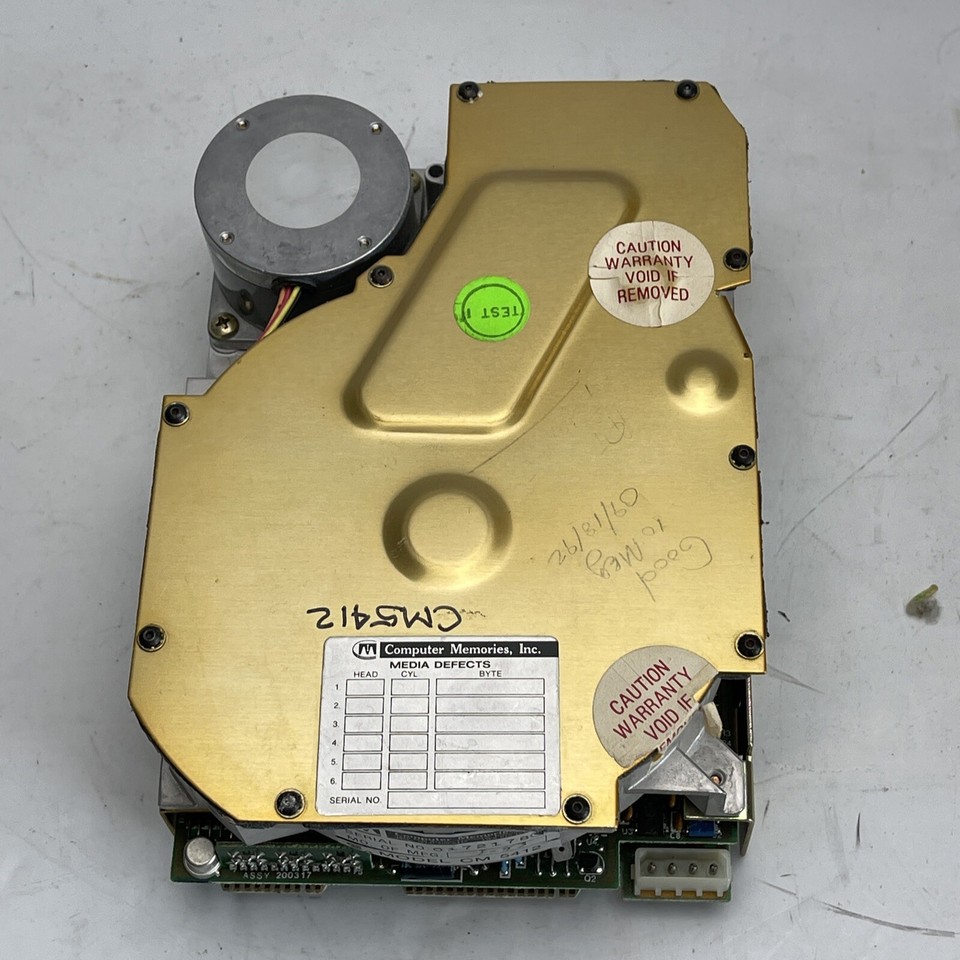 Vintage Computer Memories Model CM 5412 5.25" 10 MB Hard Drive ...