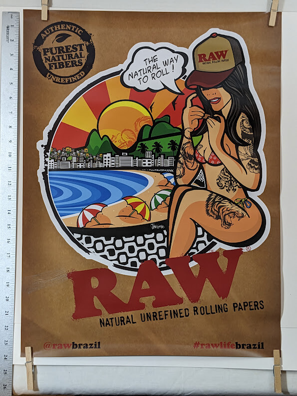 Raw Rolling Papers Poster