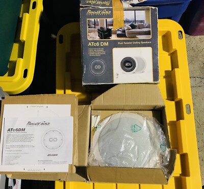 Phoenix Gold Speaker 2 Way Ceiling Flush Mount NEW ATC6 DM Dual Tweeter ...