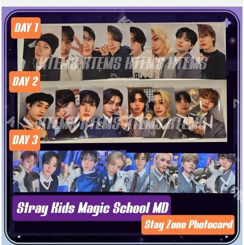 Stray Kids Stay zone photocard magic school concert seoul stayzone | eBay