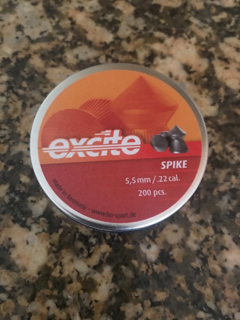 H&N Sport 92145500002 Excite Spike Pellets .22 Cal 15.74 Grains 5.5mm ...