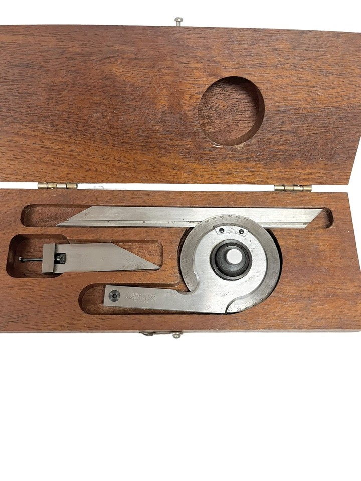 Starrett C359 Precision Universal Bevel Vernier Protractor Machinist ...