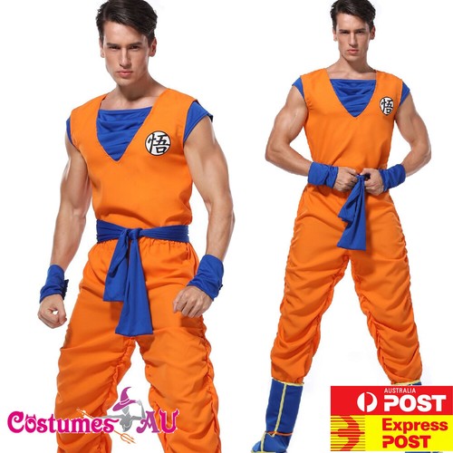 Adult Dragon Ball Z Goku Halloween Cosplay Costume Dragonball Gohan ...