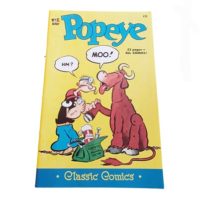 Popeye Animal Talk Comic Book-IDW #15 | eBay