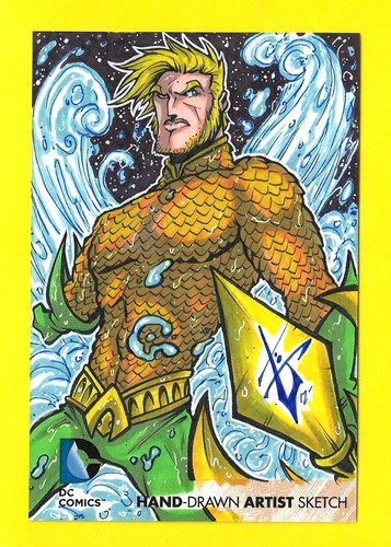 2012 Cryptozoic DC Comics The New 52 Oversize 1/1 Sketch by Benjamin ...