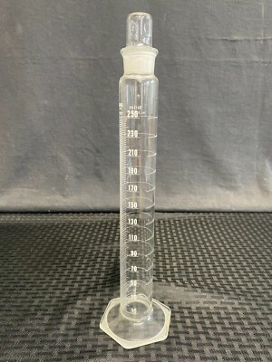 KIMAX 250mL Glass Single Scale TC Graduated Mixing Cylinder Class B ...