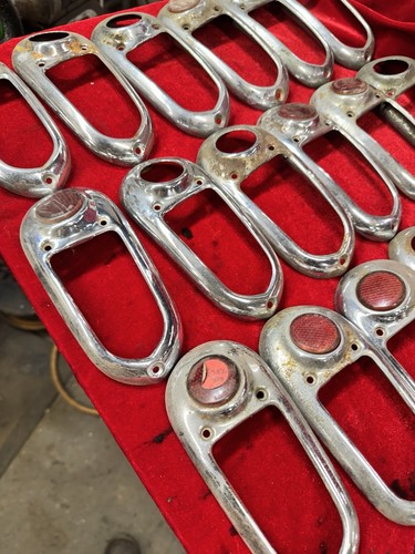 LOT OF 30 1949 1950 Chevrolet Car Original Taillight Bezels 49 50 CHEVY ...