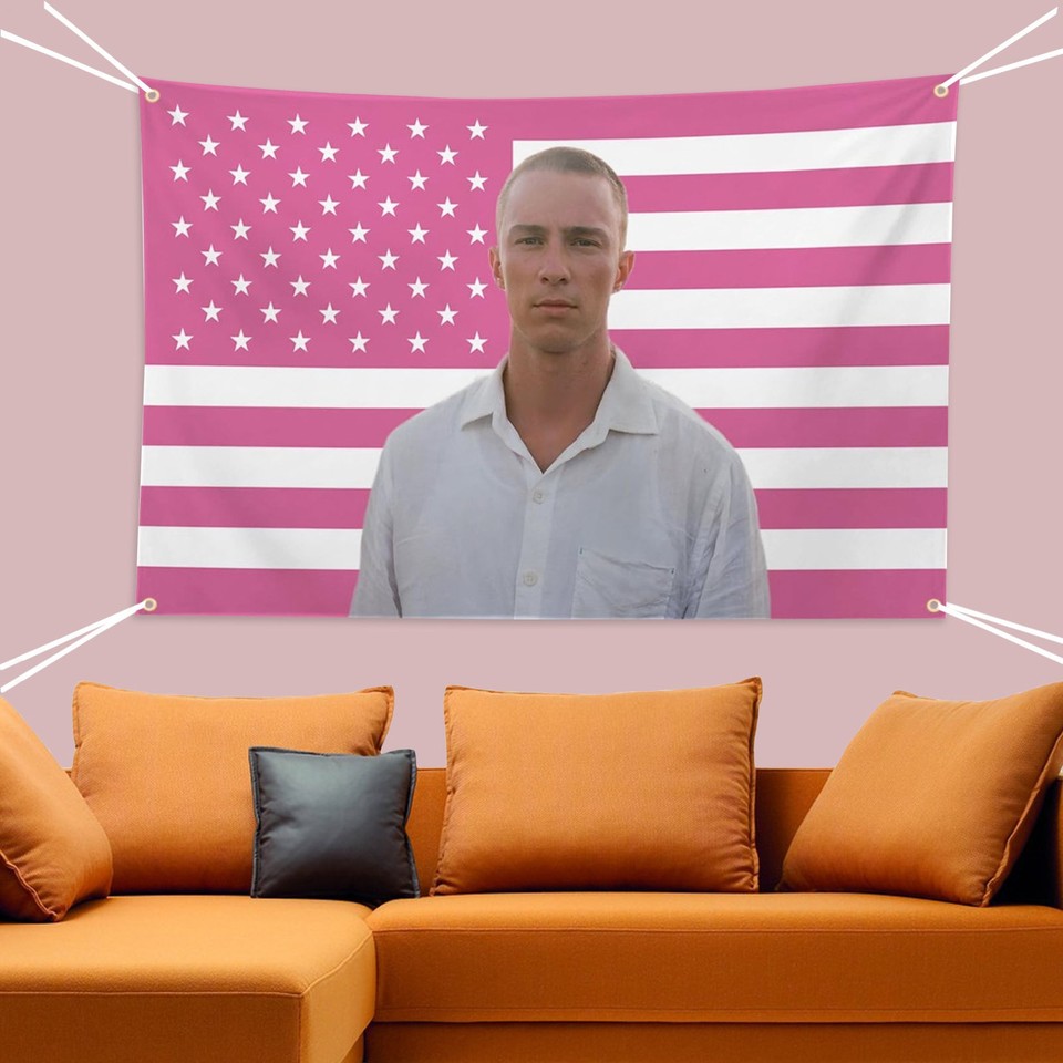 Drew Flags 3X5Ft Starkey Rafe Cameron American Flag Pink Tapestry | eBay UK