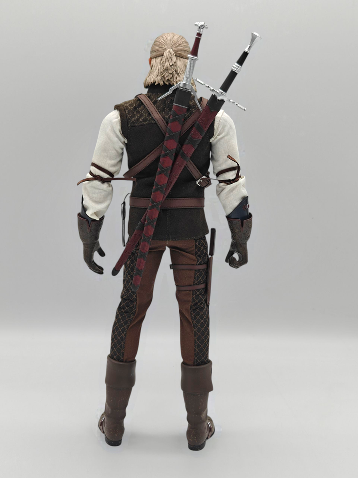 1/6 Witcher Geralt White Wolf CUSTOM Master Team TBLeague M33 Seamless ...
