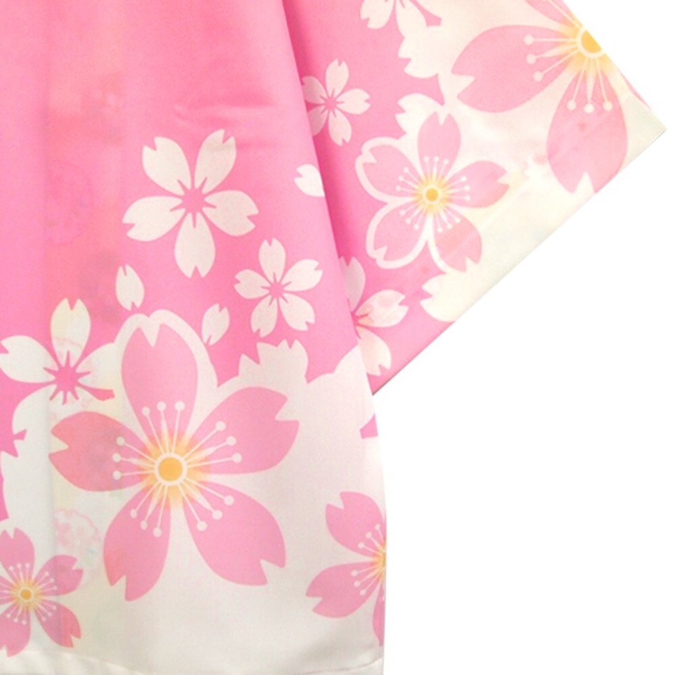 Happi. Tokyo Sakura Cherry Blossom Japan Traditional Kimono Coat Jacket ...