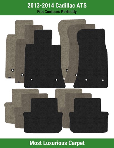 Lloyd Luxe Front & Rear Row Carpet Mats for 2013-2014 Cadillac ATS | eBay
