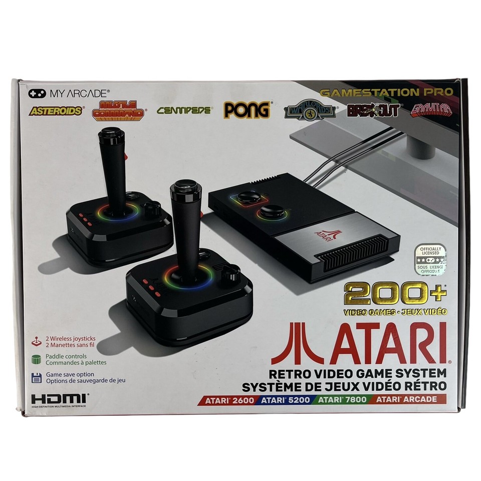 Atari Gamestation Pro My Arcade Retro Video Game System 200+ Games Read ...