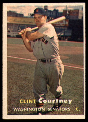 1957 Topps #51 Clint Courtney VG Senators ID:86078 | eBay