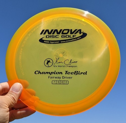 PENNED Champion Teebird Innova Disc Golf NEW 175g Orange | eBay