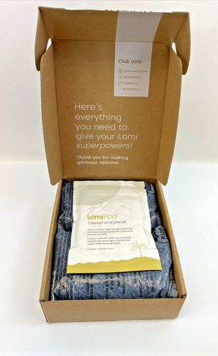 Lomi Composter 2 Bags Activated Charcol 1 Pack Compost Accelerator ...