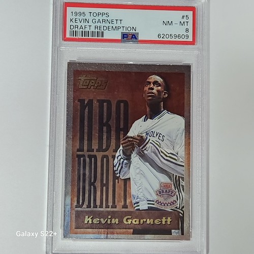 1995-96 Topps - Nba Draft Kevin Garnett #5 Expired Redemption (RC) for ...